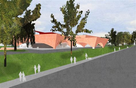 David Adjayes Red Library And Events Complex In Florida Wins Approval