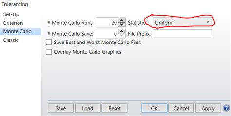 Stat Command Vs Monte Carlo Settings Zemax Community