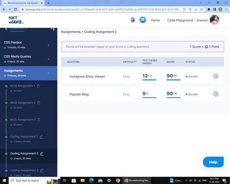 Sravani Manda On Linkedin Day Nxtwave Ccbp Cssflexbox