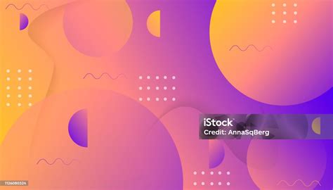 그라데이션 바탕에 화려한 역동적인 형태 구성입니다 포스터 표지 배너 플라이어 보고서 책자 벡터 일러스트 레이 션에 대 한 기하학적 유행 서식 파일 가리기에 대한 스톡 벡터