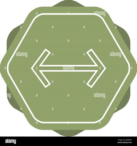 beautiful left right arrow line vector icon stock vector image and art alamy