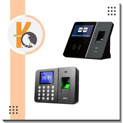 Deli Fingerprint Identification Attendance Face Recognition Auto Generate Report Attendance