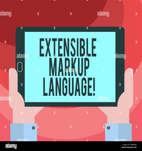 Text Sign Showing Extensible Markup Language Conceptual Photo Computer