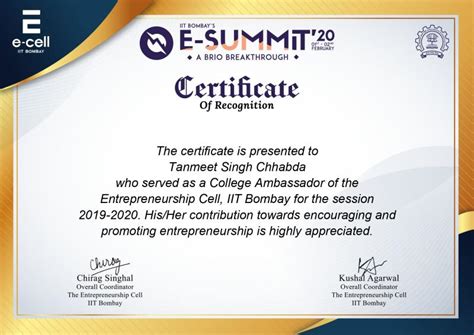 Tanmeet Singh Chhabda On Linkedin Campusambassador Iitbombay