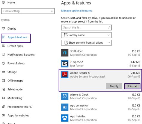 How To Uninstall Applications In Windows 10