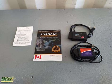2 Forscan Obd2 Adaptor Diagnostic Tools For Ford Qty 1 Michener Allen Auctioneering Ltd