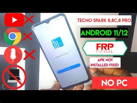 Tecno Spark C Pro Frp Bypass Android TECNO KG KG H KG Google Account Bypass