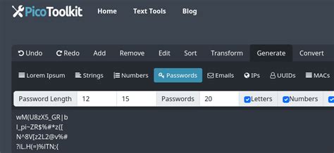 Random Password Generator