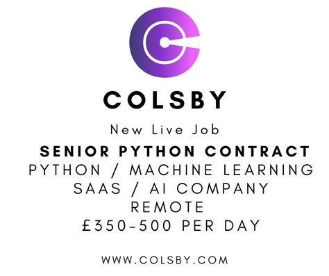 Calling All Python Contractors Liam Wilson