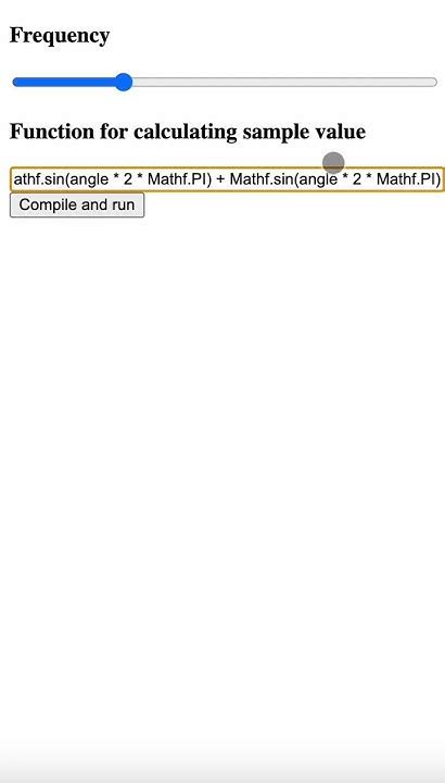 Live Assemblyscript Compiling Sound Function To Webassembly Youtube