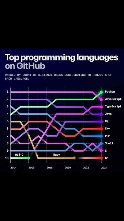 Top Programing Language 2025 Python Javascript Typescript Java Php Shell Learncoding