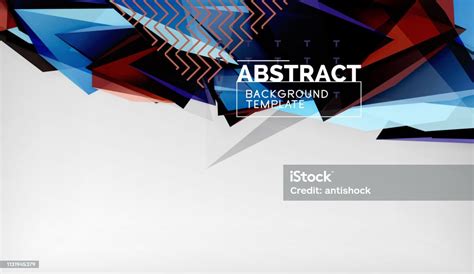 추상 색상 삼각형 기하학적 배경입니다 모자이크 삼각형 낮은 폴 리 스타일 결정체에 대한 스톡 벡터 아트 및 기타 이미지