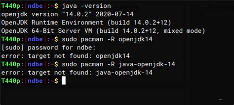 Archlinux Trying To Uninstall Jdk In Arch Linux Stack Overflow