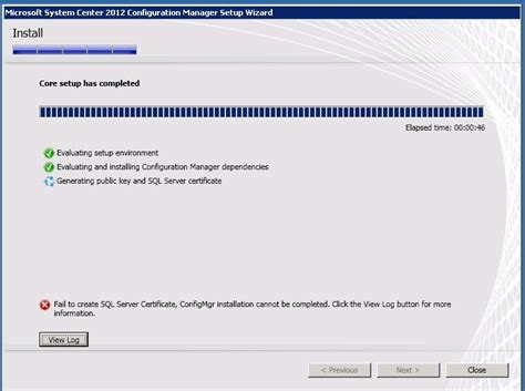 Henks Blog Fail To Create Sql Server Certificate During Installation