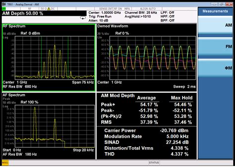 V9063b Analog Demodulation Measurement Application For Exm Obsolete