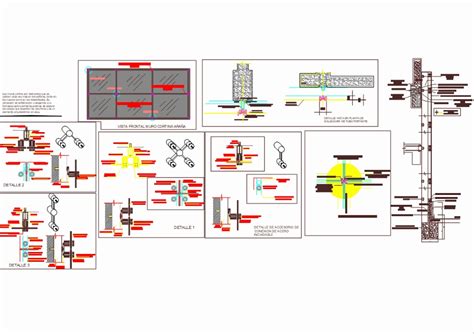 Unitized Curtain Wall System Cad Details Dwg File Free