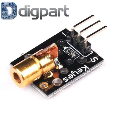 Laser Sensor Module 650nm 6mm 5v 5mw Red Laser Dot Diode Copper Head