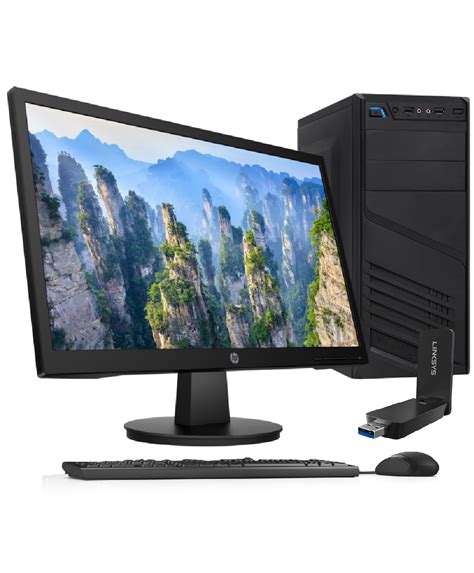 Intel Core I Desktop Computer Gb Ram Gb Ssd Monitor Riaz Computer