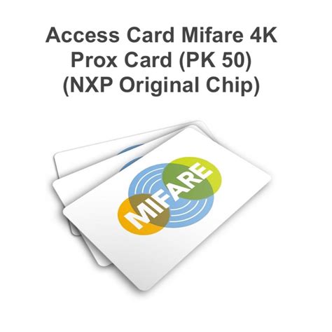 ACCESS CARD MIFARE K NXP ORIGINAL CHIP PROX CARD PK Doculam