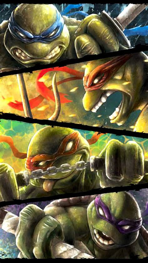 Download Teenage Mutant Ninja Turtles Comic Book With An Intense Battle