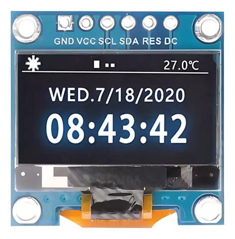 Display Lcd Gráfico Oled 128x64 0 96 I2c Branco For Arduino MercadoLivre