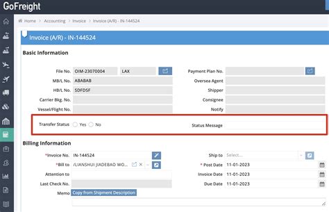 Custom Fields Gofreight Developer Portal