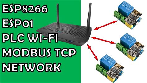 How To Build Esp8266 Esp01 Wifi Relay Network Home Automation Youtube