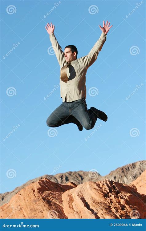 Ecstatic Businessman Stock Photo Image Of Powerful Attractive 2509066