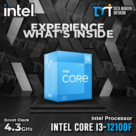 Promo Processor Intel Core I3 12100f Box Alder Lake Socket Lga 1700 Diskon 23 Di Seller