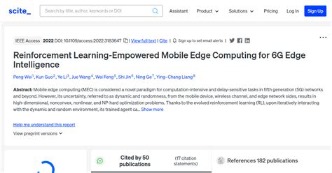 reinforcement learning empowered mobile edge computing for 6g edge