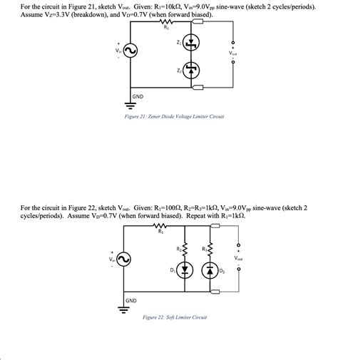 Solved Diodes In Parallel For The Circuit In Figure Chegg Com