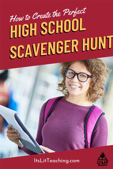 How To Create The Perfect High School Scavenger Hunt Its Lit Teaching