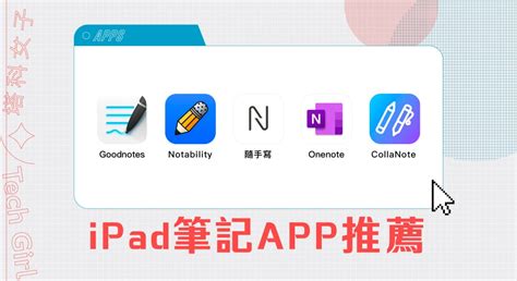 Ipad 筆記 App 推薦：精選 6 款好用且免費 Ipad 筆記軟體 塔科女子