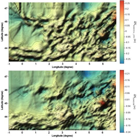 The Geoid Height Residual δn Map Unit M Download Scientific Diagram