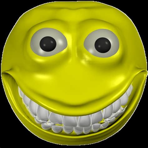 Создать мем смайлик 3д страшный смайлик смайлик Картинки Meme