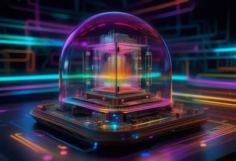 Unveiling The Enigmatic Elegance Of Quantum Computing Through Holographic Artistry Premium Ai