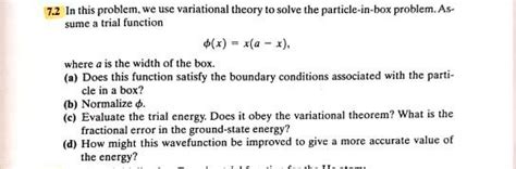 solved 7 2 in this problem we use variational theory to