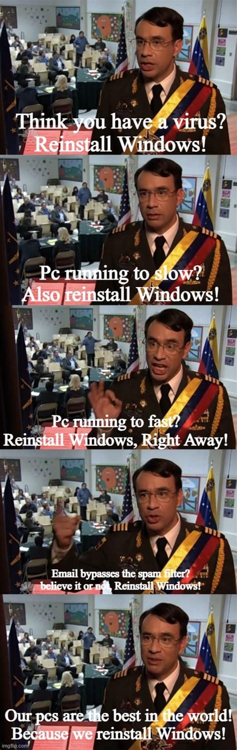 Reinstalling Windows Is The Best Rpcmasterrace