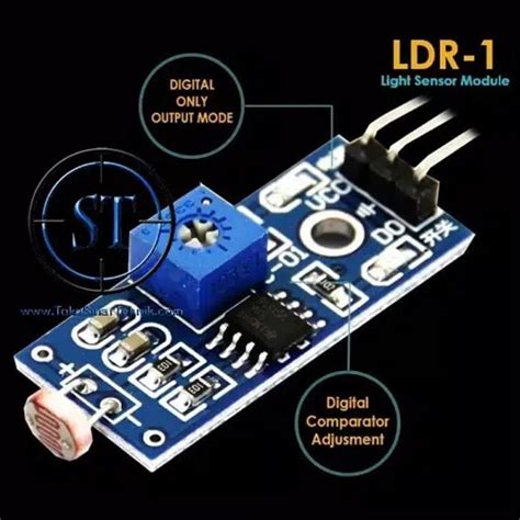 Cahaya Arduino Photosensitive Ldr Photoresistor Light Sensor Module