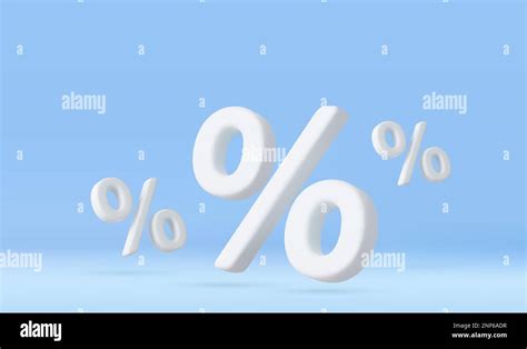 3d Percent Sign Stock Vector Image And Art Alamy