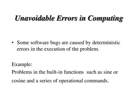 Ppt Lecture 4 Numerical Errors Powerpoint Presentation Free Download Id4812167