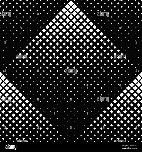 Seamless Diagonal Square Pattern Background Black And White Vector Illustration Stock Vector