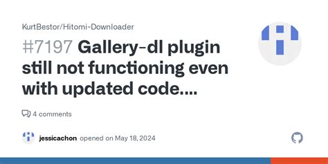 Gallery Dl Plugin Still Not Functioning Even With Updated Code