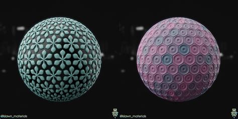 20in1 Procedural Hexagon Materials For Blender Texture Cgtrader