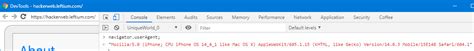 Ios Different UserAgent On Same Device Browser For Different Domains