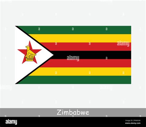 Zimbabwean Official Flag Stock Vector Images Alamy