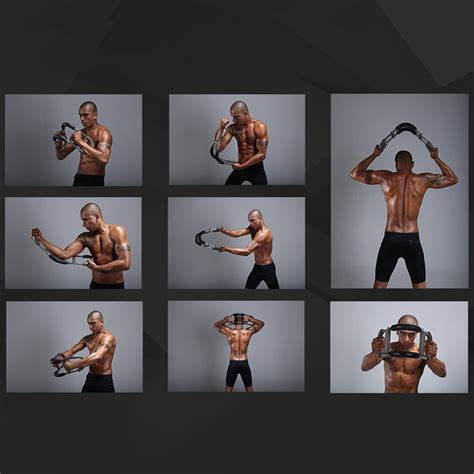 Расширитель грудной клетки Регулируемый тренажер для рук Пружинная штанга для тренировки