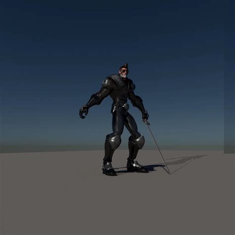 Artstation Game Character Sword Attack Animation Maya