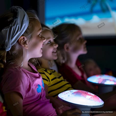 Ai创作图观看表演的儿童 科技馆中的少年 儿童电影院 看表演的儿童 看电影的学生 看比赛的小女孩 儿童看动画片 看戏的小孩 看拉洋片的孩子 科技馆放映室 宇宙飞船影院 看电视的小朋友 儿童影院