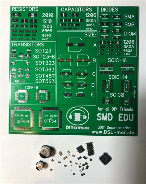 The New DIYSYNTH Source SMT EDU Pcb With Parts